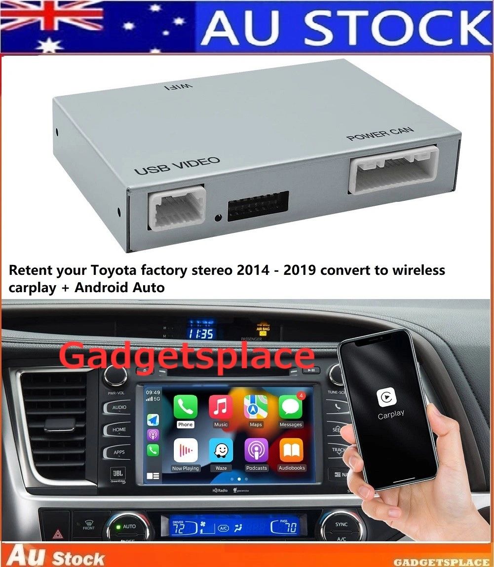 Convert factory toyota stereo head unit to wireless carplay + Android ...