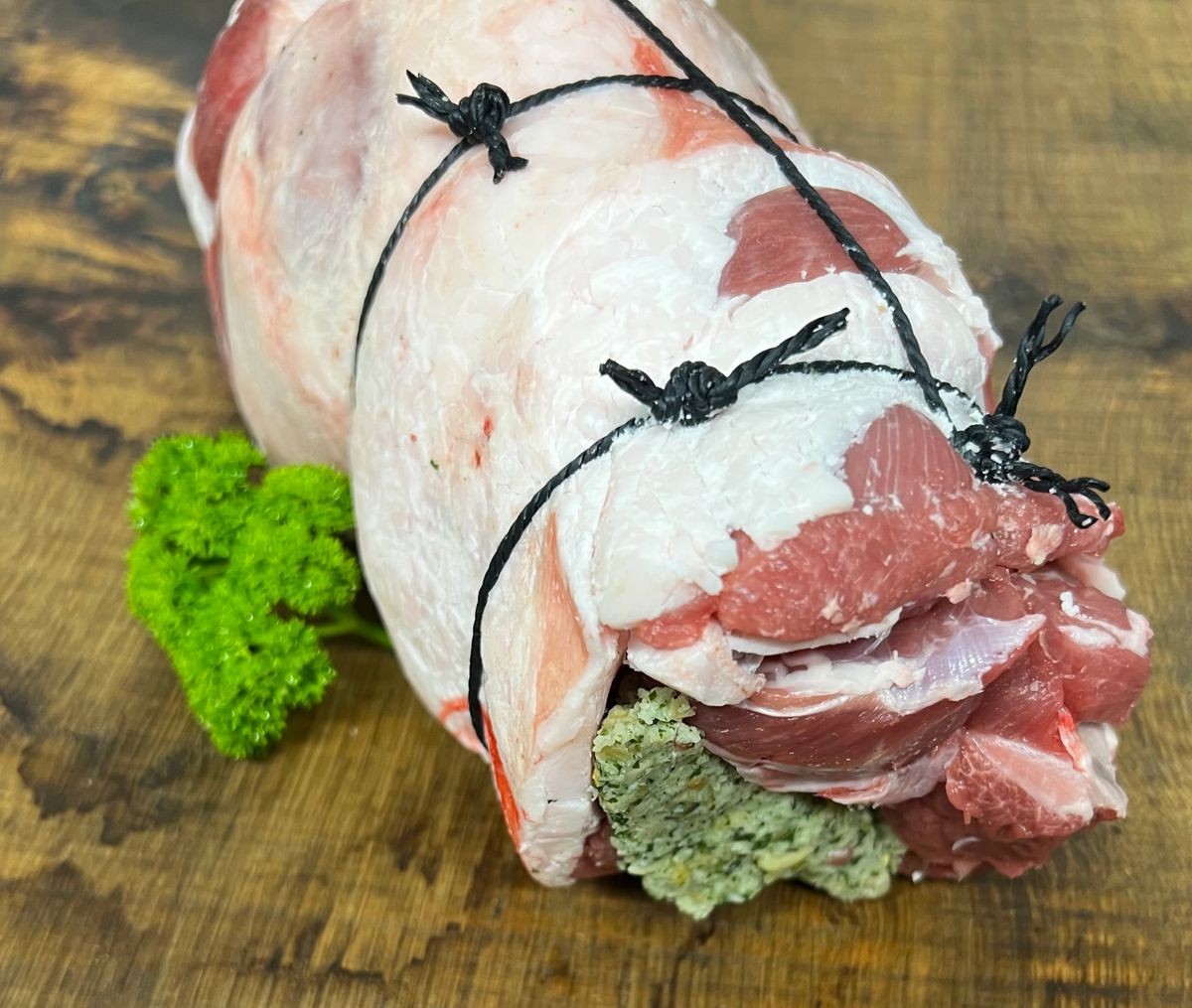 Rolled lamb shoulder