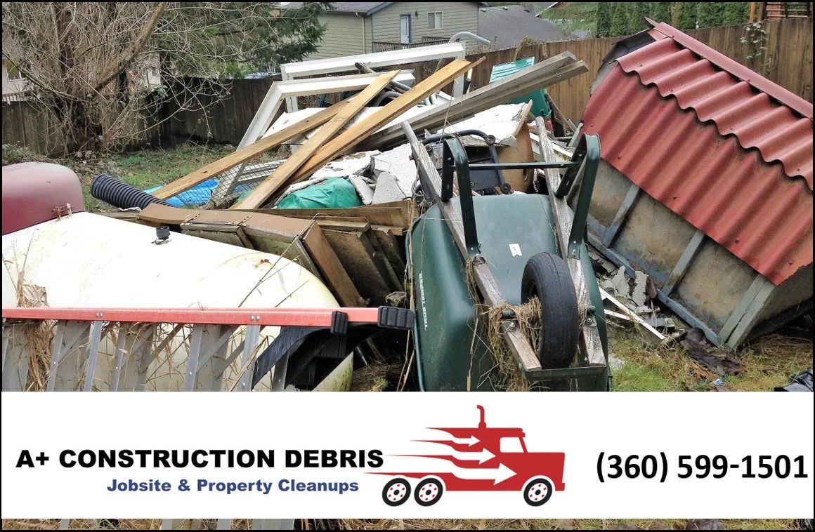 Construction Site Cleanup - A+ Construction Debris