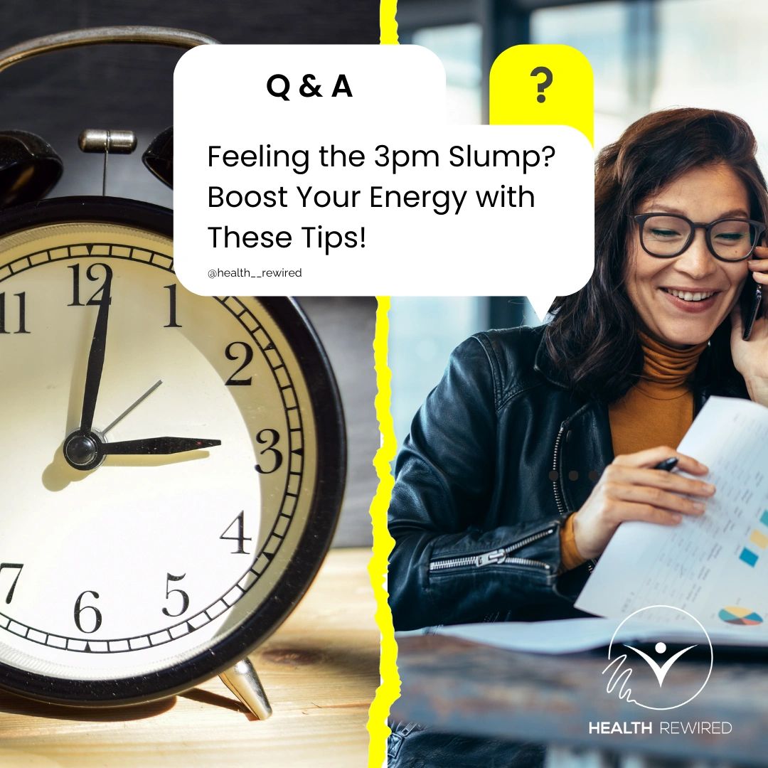Strategies to Combat the 3pm Slump