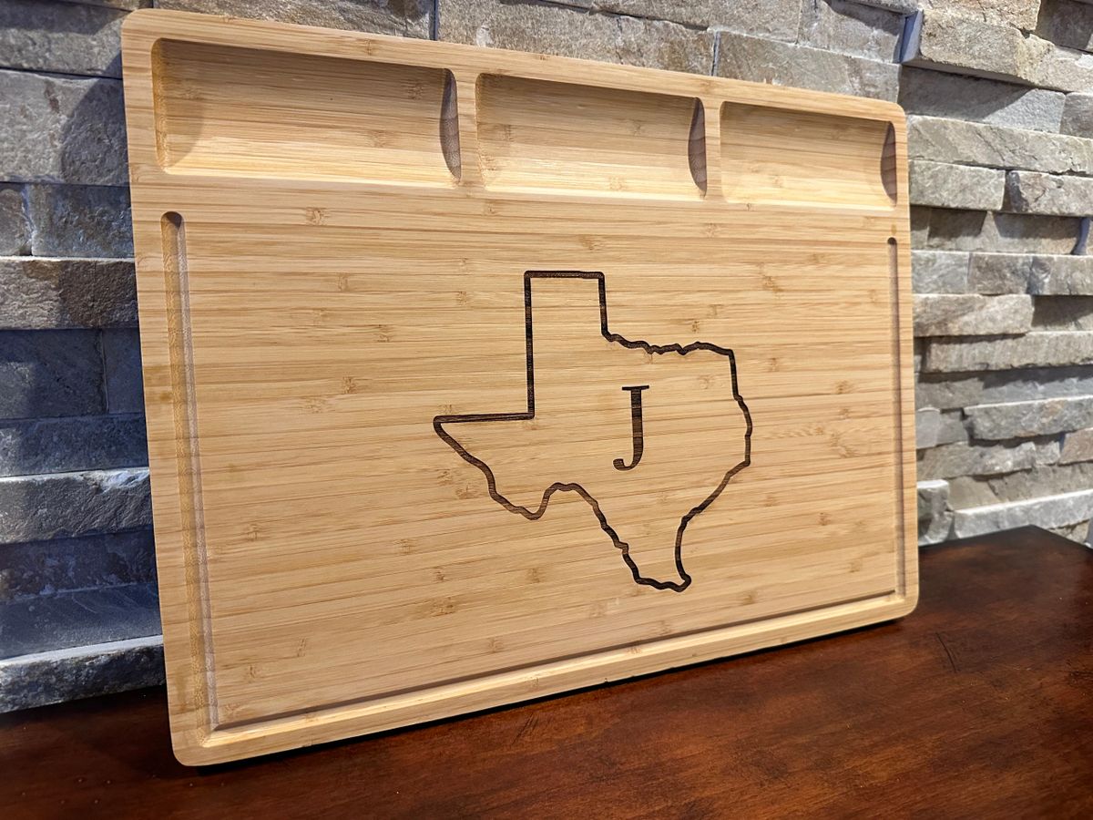 Butcher Block Cutting Boards - Monogram