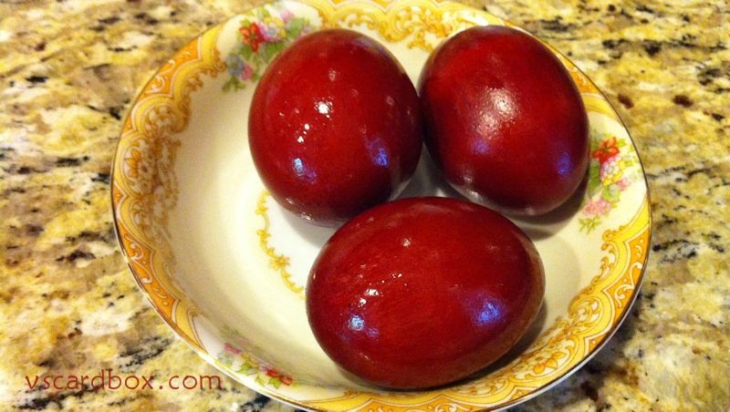 Natural Red Dye for Easter Eggs