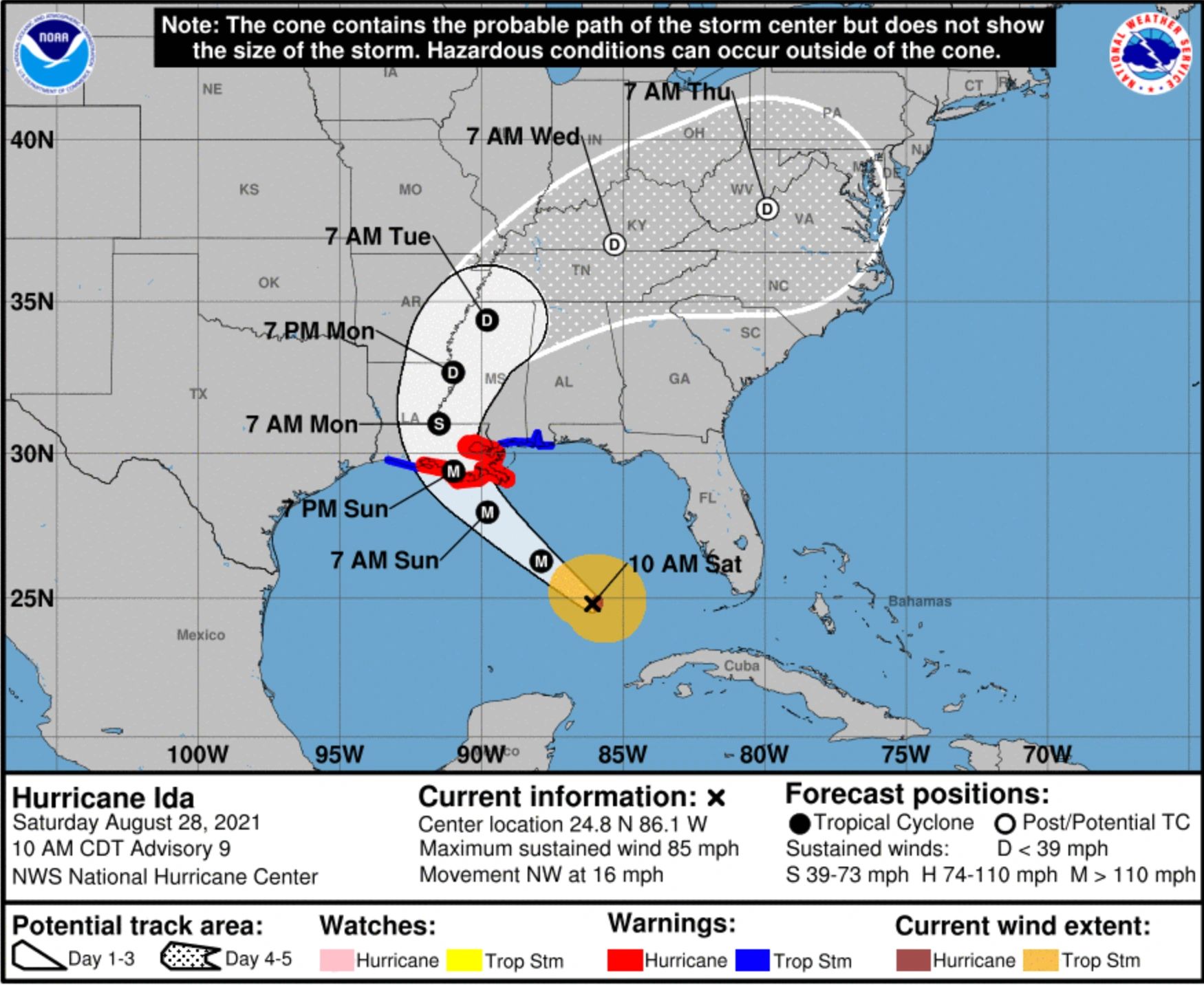 Extremely Dangerous Major Hurricane Ida