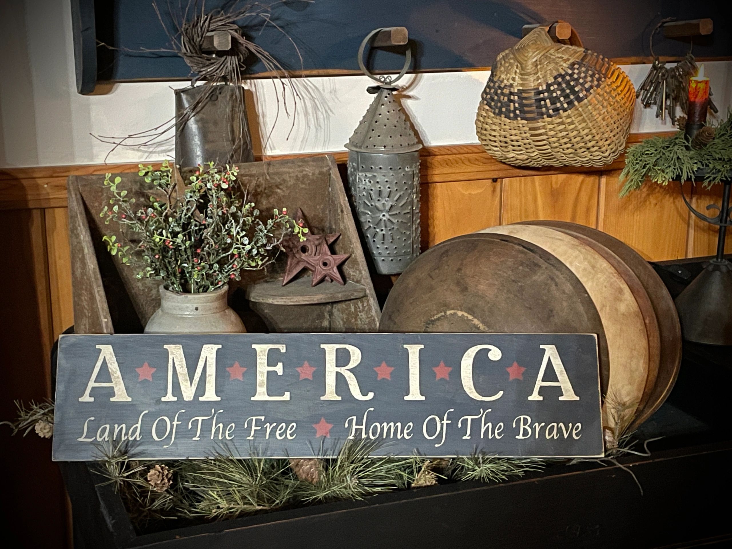 Sip & Create - America Sign