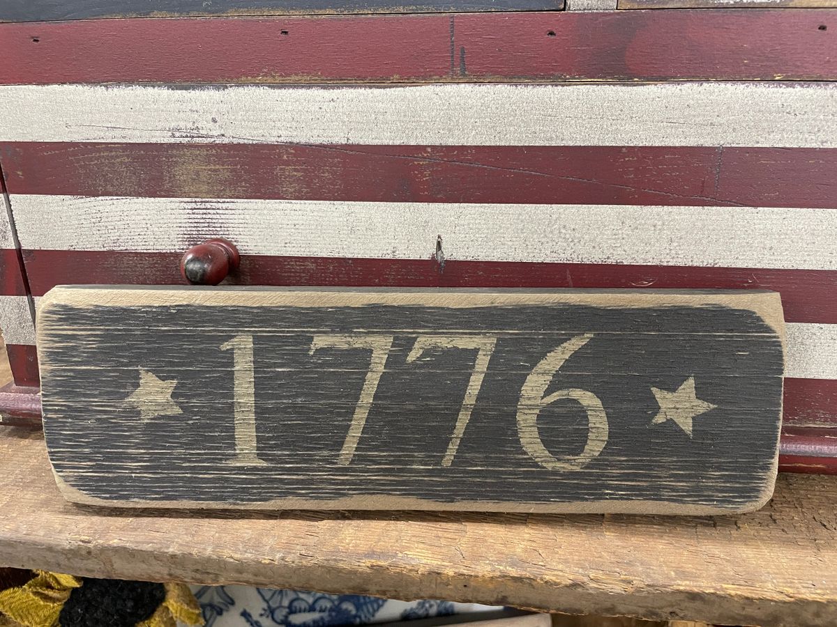 1776 sign