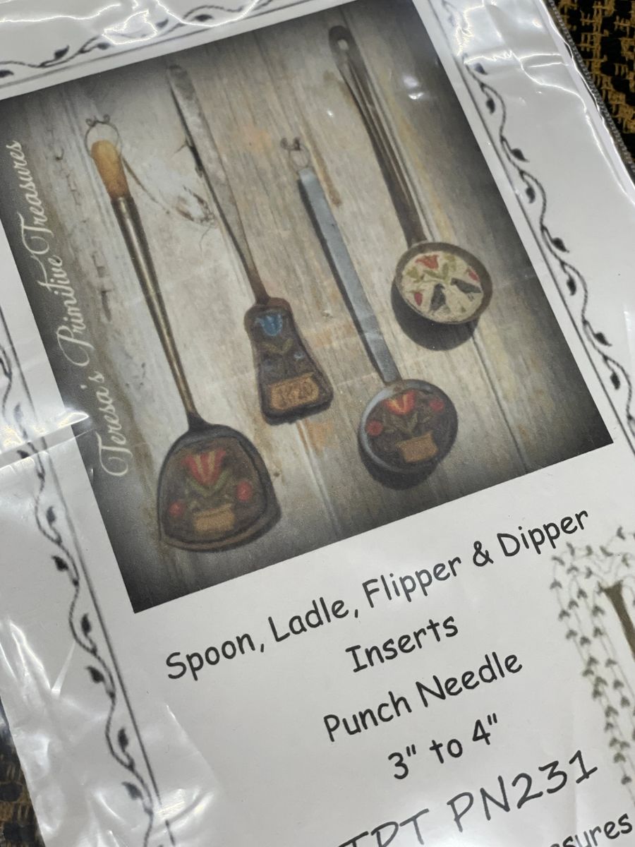 TPT Spoon ladle flipper & dipper inserts pattern