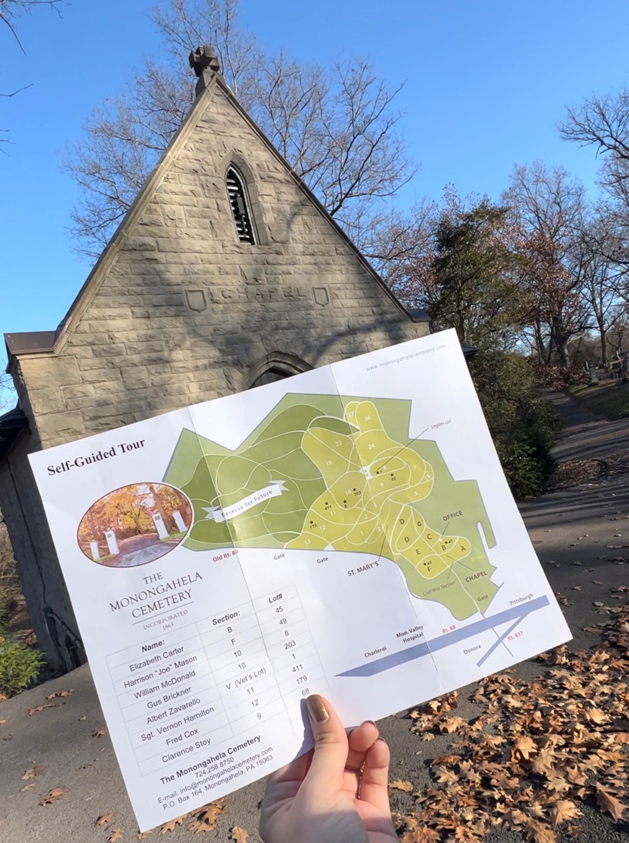 Monongahela Cemetery’s First Self-Guided Tour