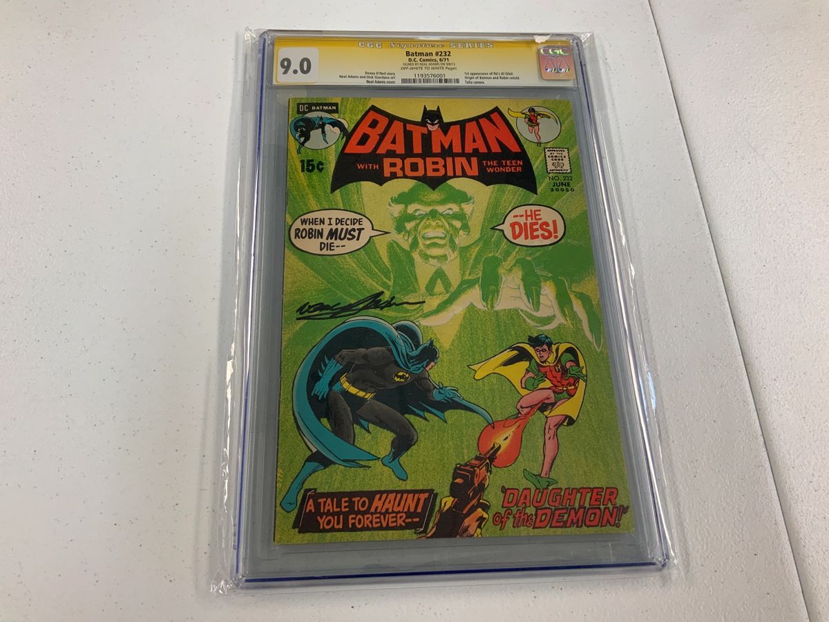 Batman #232 CGC 9.0 Yellow Label