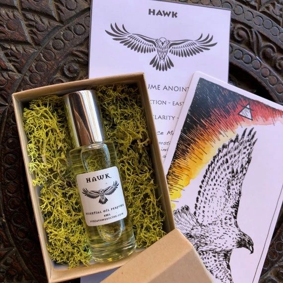 HAWK - Plant Perfume Anointing Oil - Totem Pole Collection - 8ml roll-on