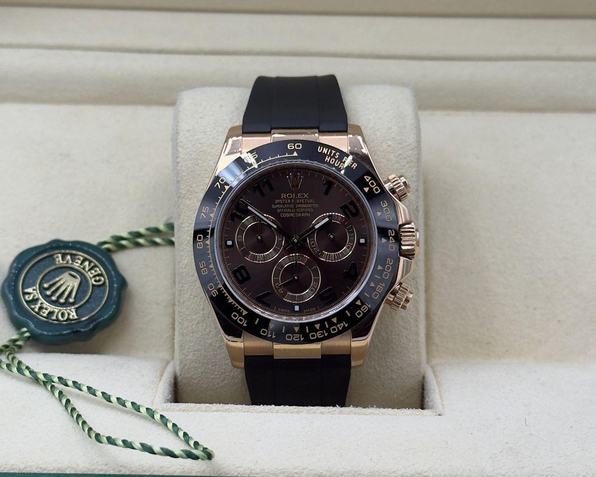 Rolex Cosmograph Daytona Chocolate Arabic Racing Dial 2016