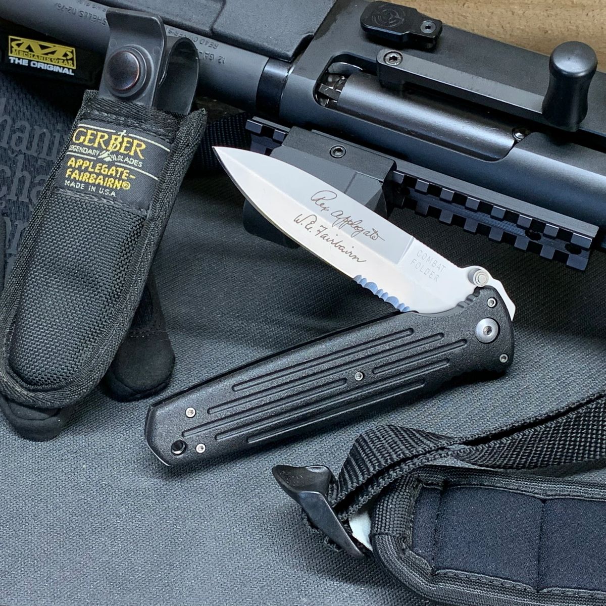 Vintage Gerber Legendary Blades, Applegate-Fairbairn Folder