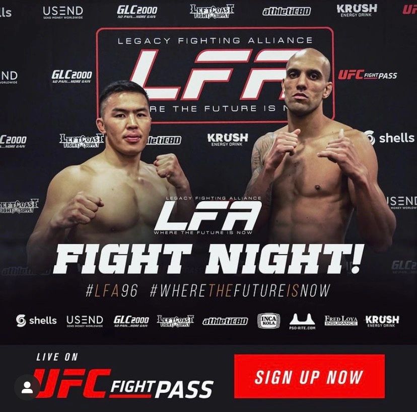 LFA Closes out 2020 with LFA 96- Welterweight Title Fight