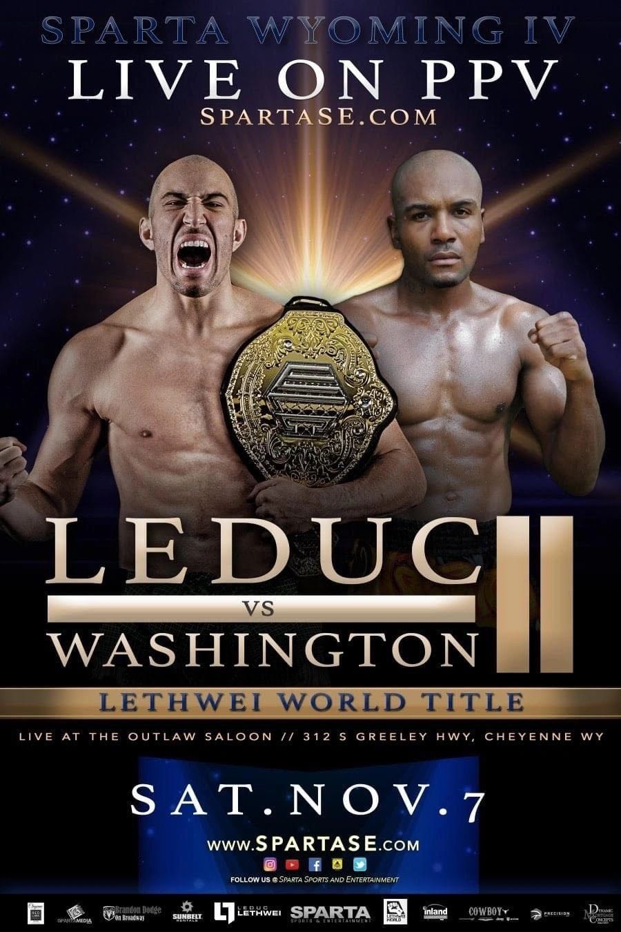 Lethwei Makes its US Debut: Leduc vs Washington 2