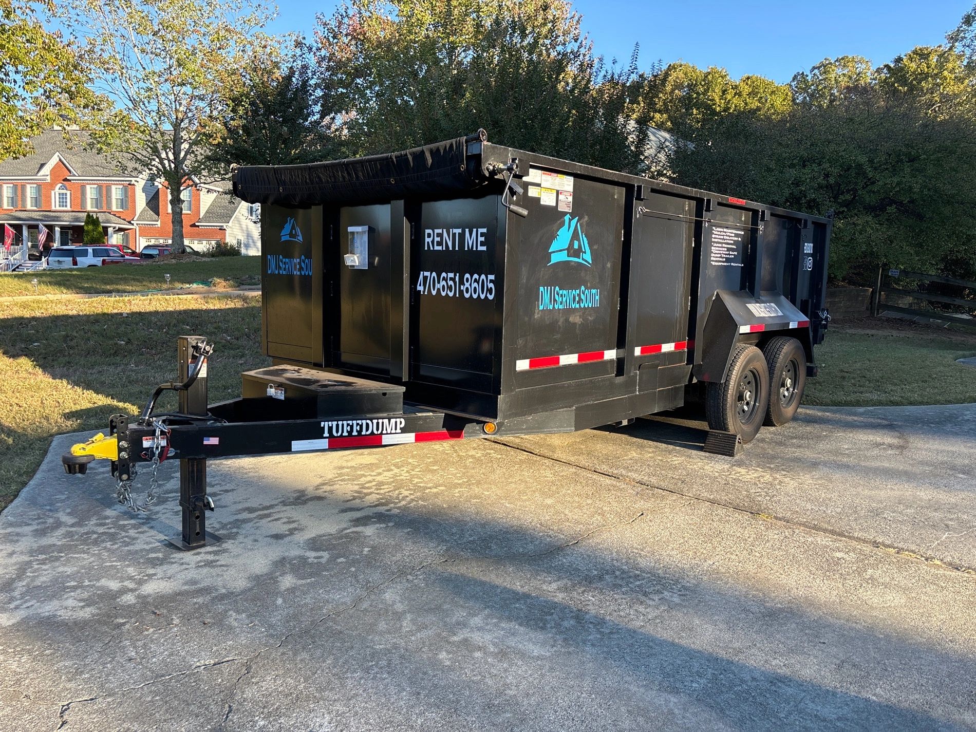 3 Day Residential 16 Yard Dump Trailer Rental