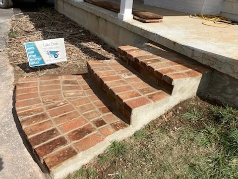 Reviving History: Brick Steps with Handmade Kiln-Fire Bricks