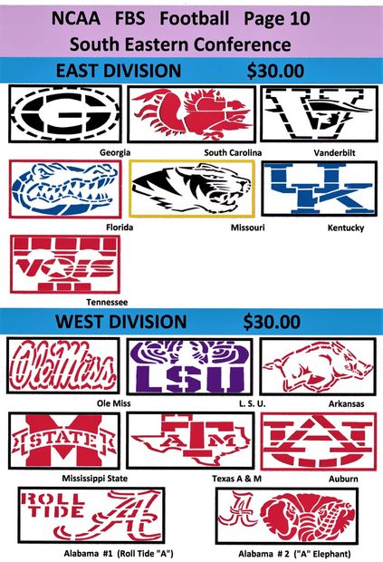 COLLEGE STENCILS | Veteran Stenciling Services