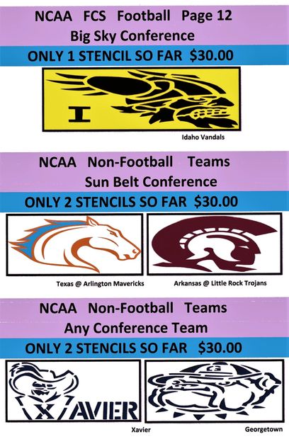 COLLEGE STENCILS | Veteran Stenciling Services