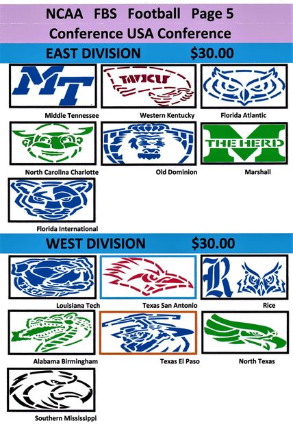 COLLEGE STENCILS | Veteran Stenciling Services