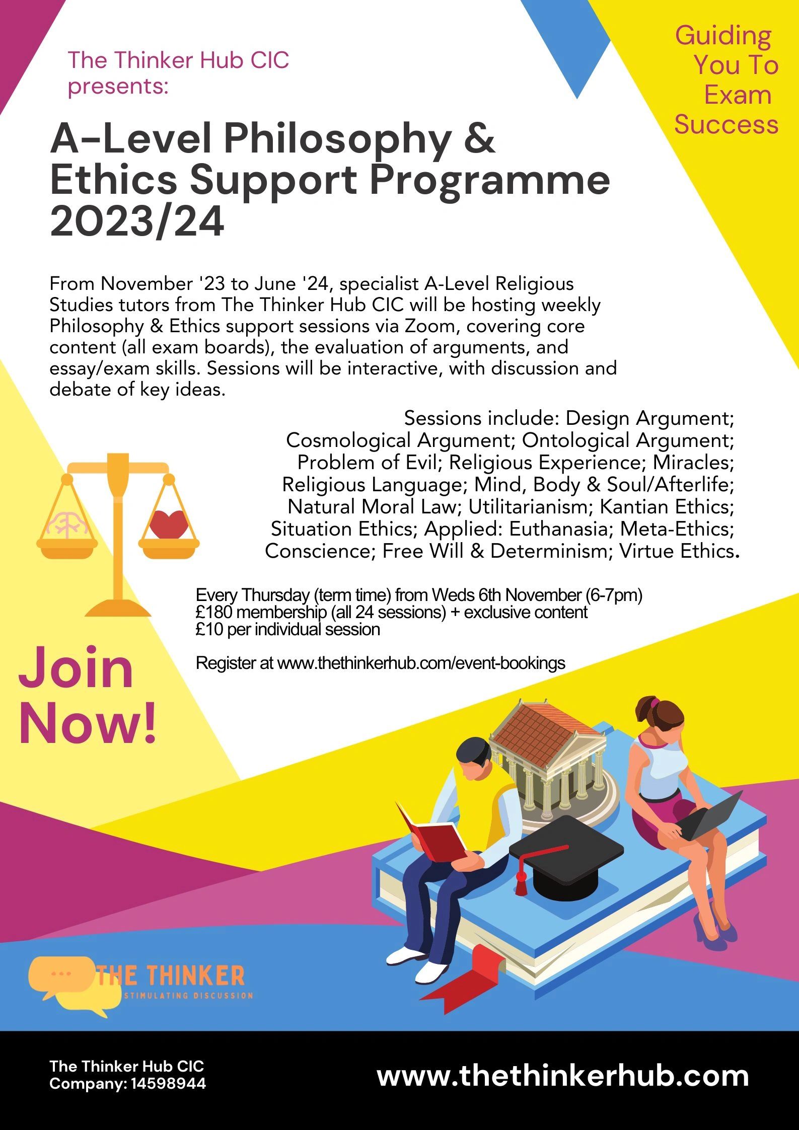 Study Programmes | The Thinker Hub