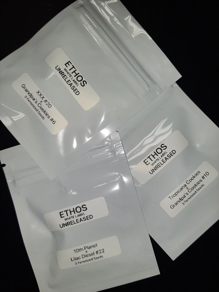 ETHOS White Label Unreleased 3 Pack (Strains: Tropicana Cookies x ...