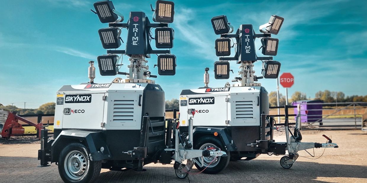 Mobile Light Towers, Floodlight Towers for Construction Projects