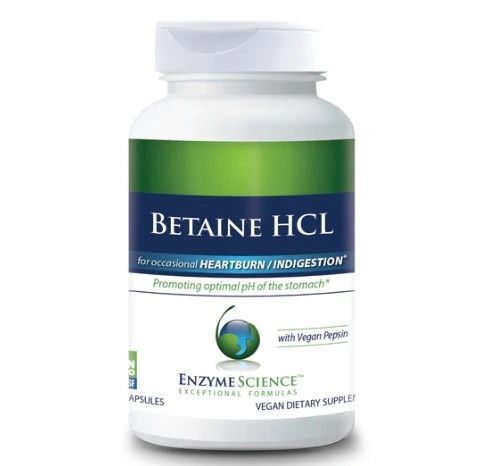 Betain HCL 120 caps by Enzyme Science