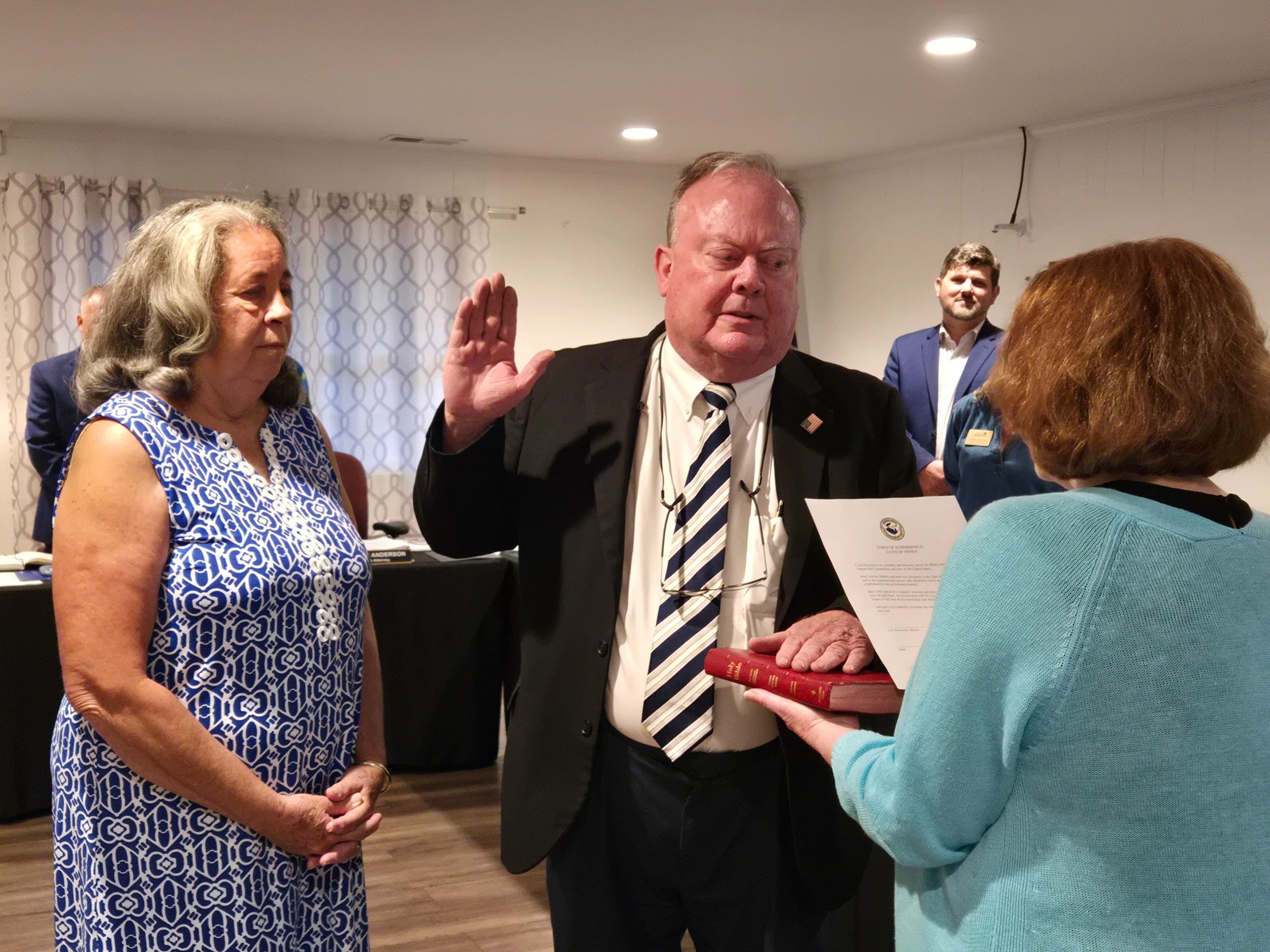 Mayor Lee Haywood Takes Over In Summerfield