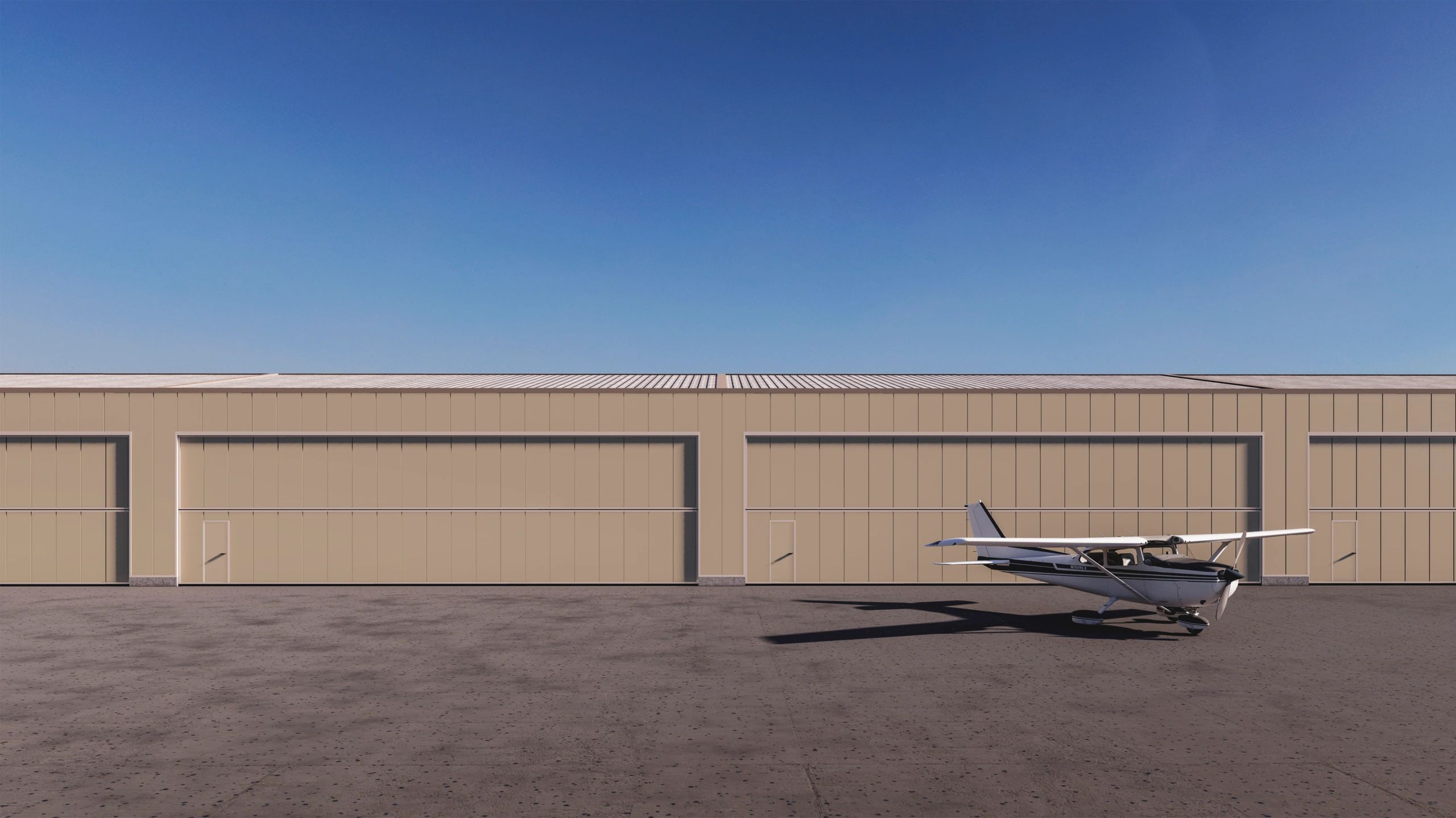 Hangars at KSPK