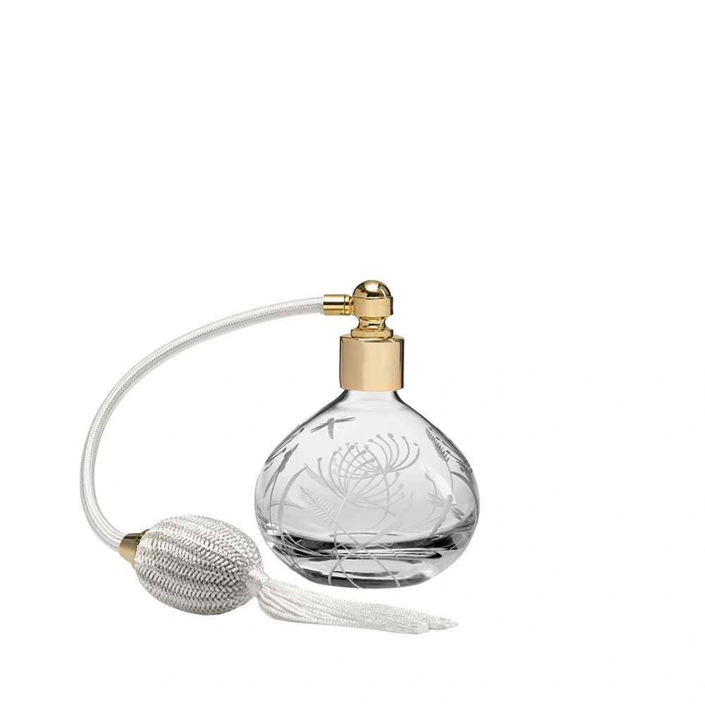 Dragonfly Round Perfume Atomiser - Cream Puffer