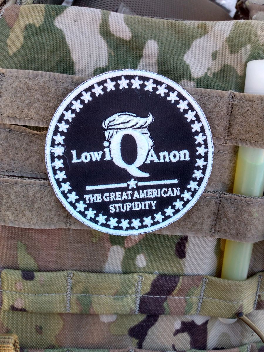 Low IQ Anon Velcro Morale Patches