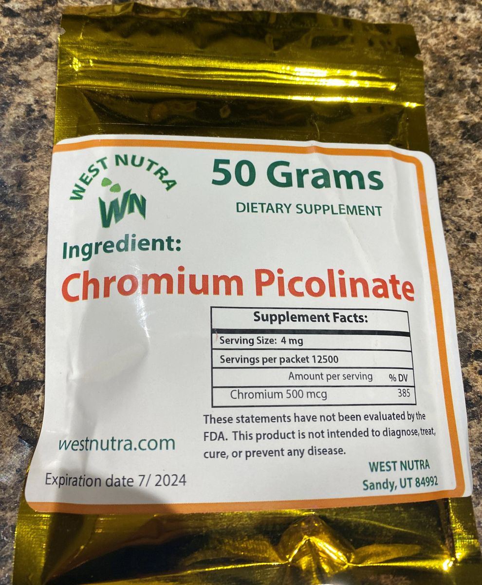 Chromium Picolinate Powder , 50 Grams