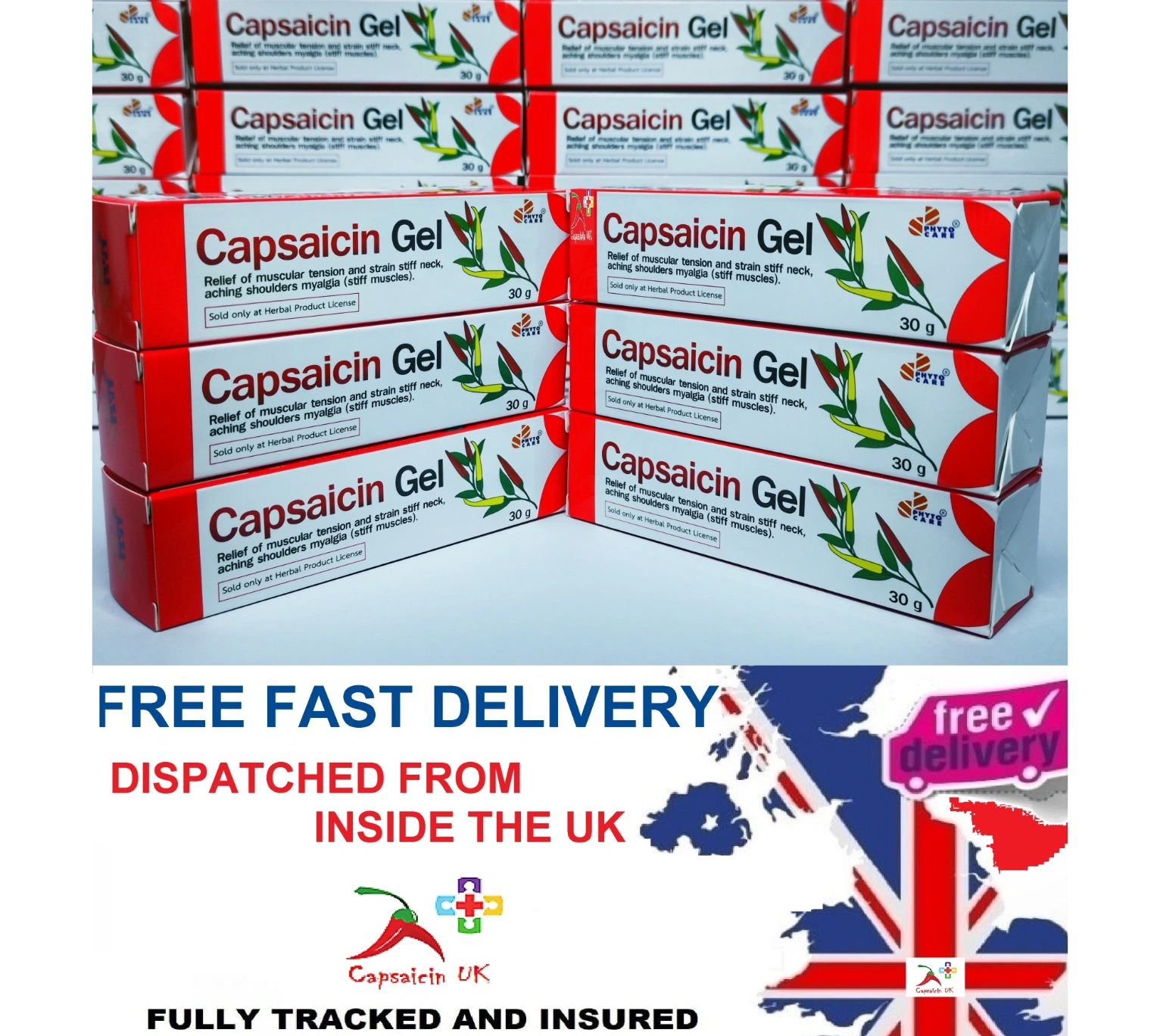 Capsaicin UK - Capsaicin Gel, Capsaicin Cream
