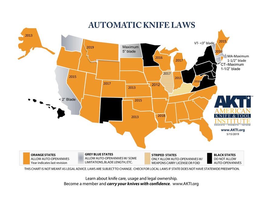 Knife Laws | Regicide Knife & Tool LLC
