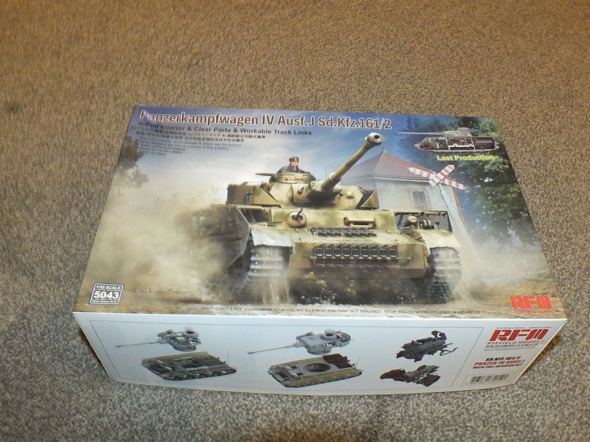 Ryefield-Model RM5043 1/35 scale PANZERKAMPFWAGEN IV AUSF.J SD.KFZ.161/ ...