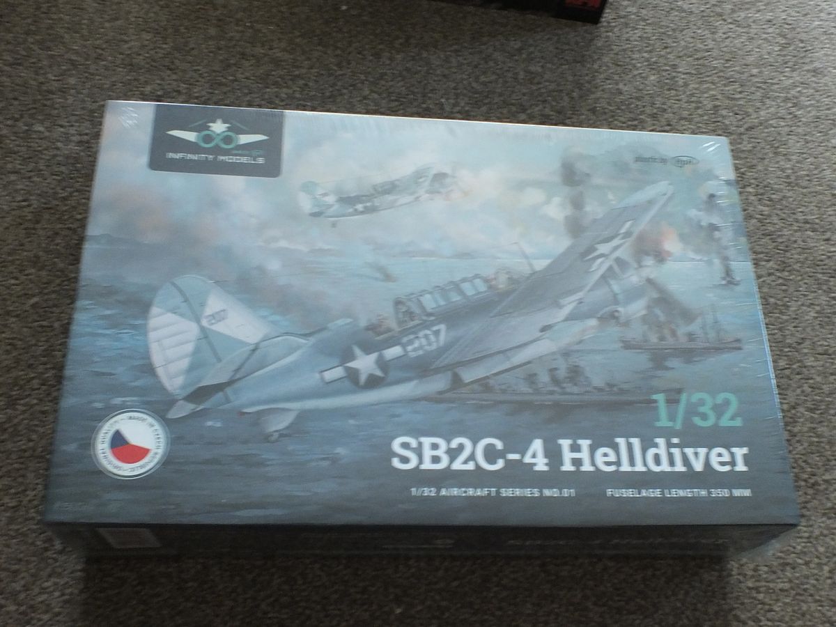 Infinity Models 1:32 SB2C-4 Helldiver Aircraft Model Kit INF3201