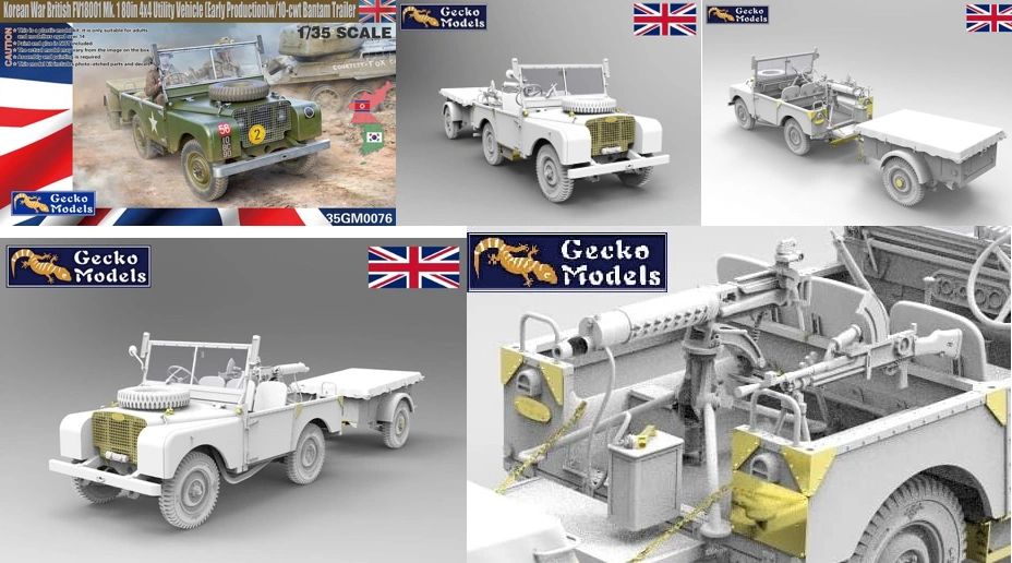 35GM0076 1:35 scale Korean War British FV18001 MK.1 180in Utility ...