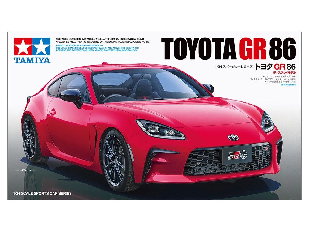 Tamiya 24361 Toyota GR86 1:24 Model Car Assembly Kit