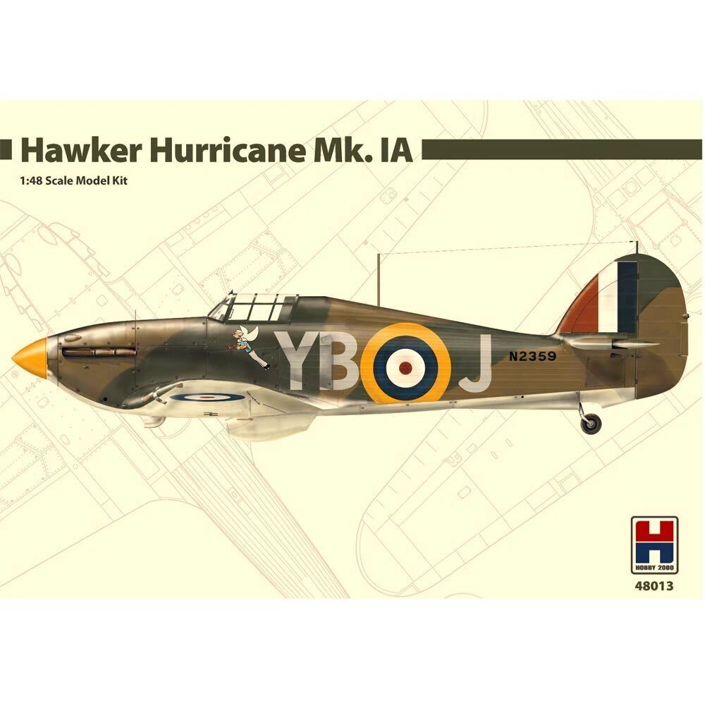 Hobby 2000 48013 Hawker Hurricane Mk.IA 1:48 Aircraft Plastic Model Kit