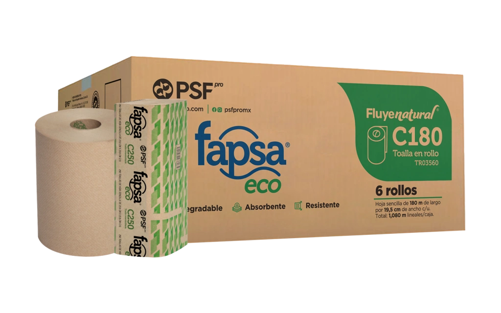FAPSA, TOALLA EN ROLLO, 6 PIEZAS POR CAJA