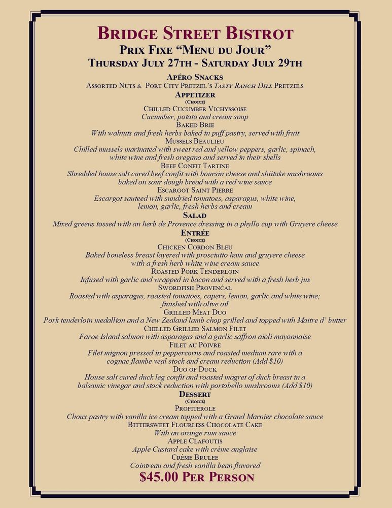 Bridge StreetBistrot