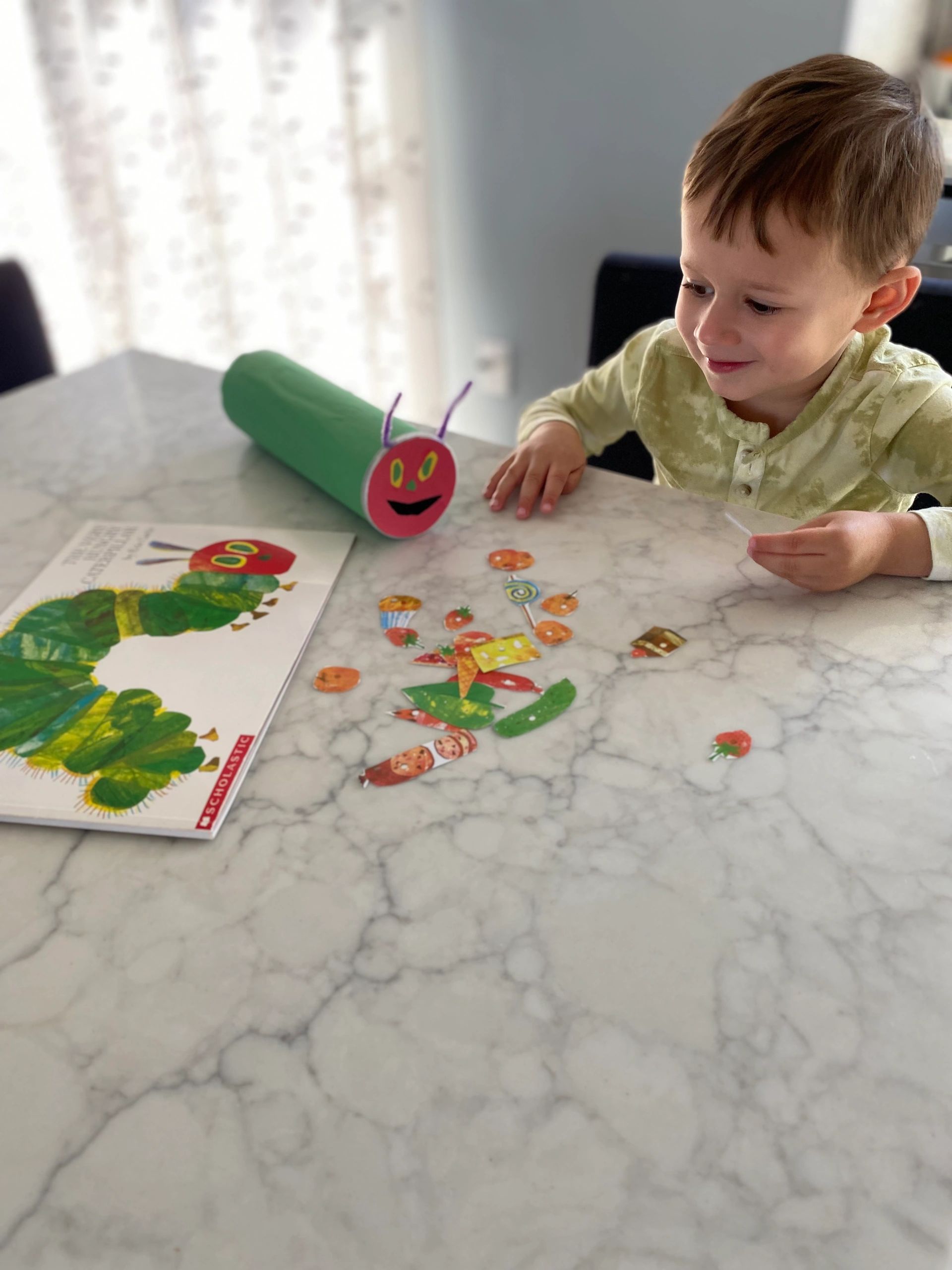 Feed the Very Hungry Caterpillar! Retell the Story.