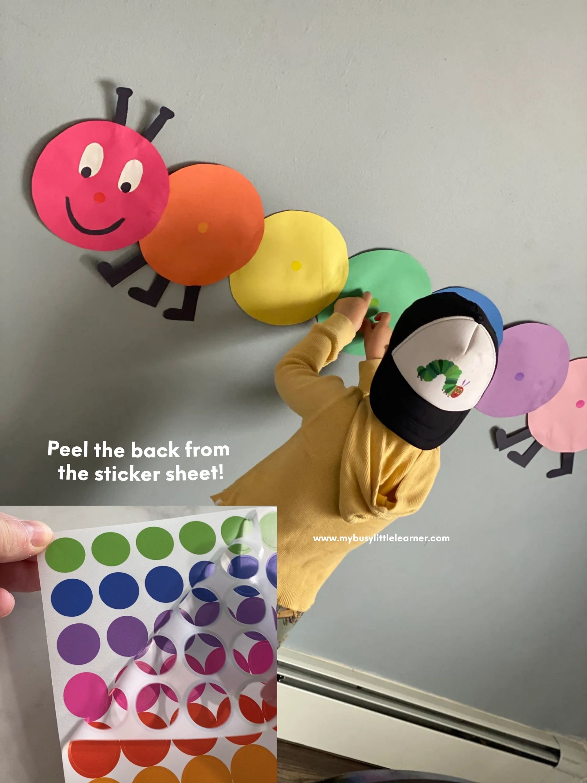 Rainbow Caterpillar Color Sorting!