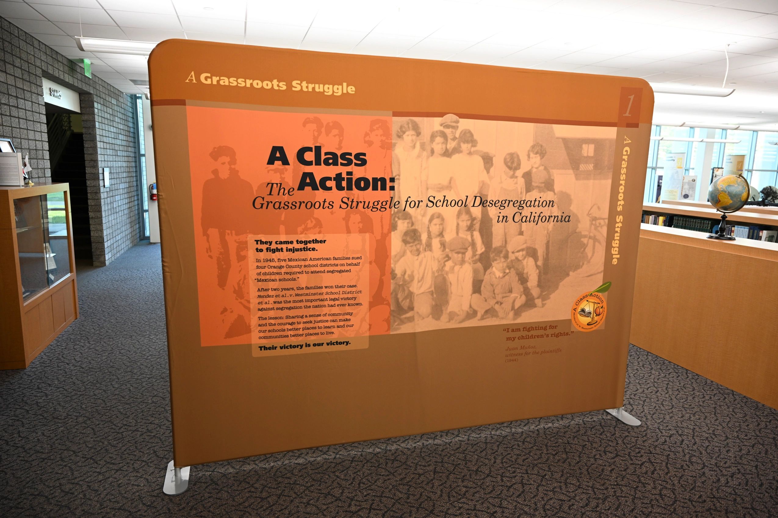School desegregation exhibit opens at SCC library