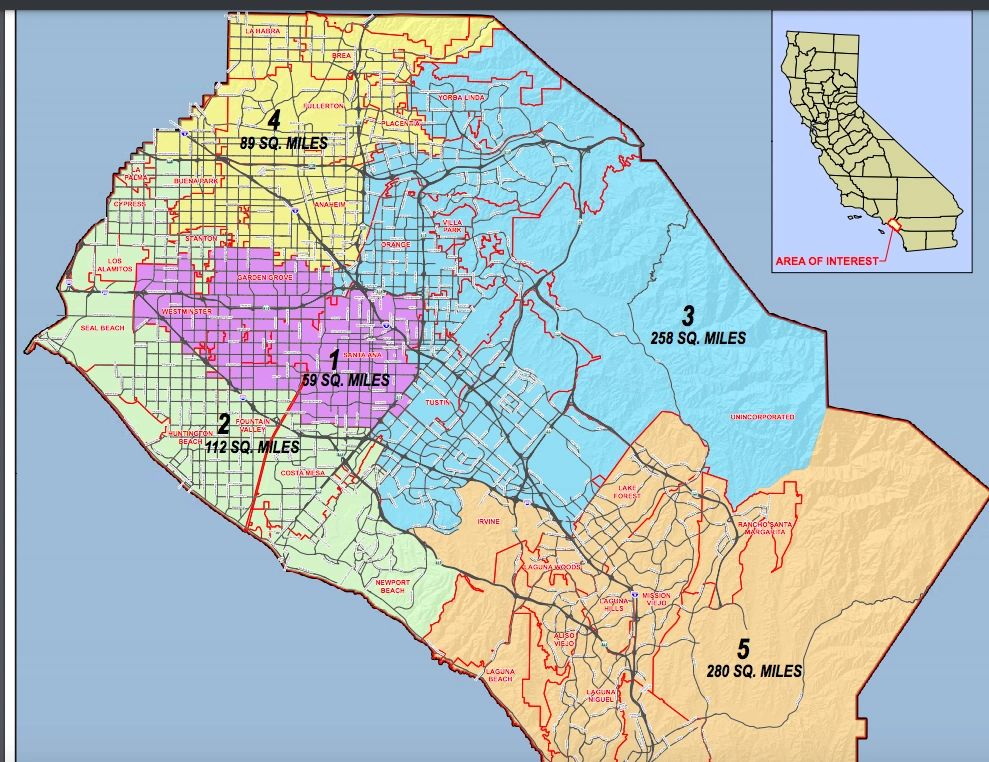 County unveils new districting map