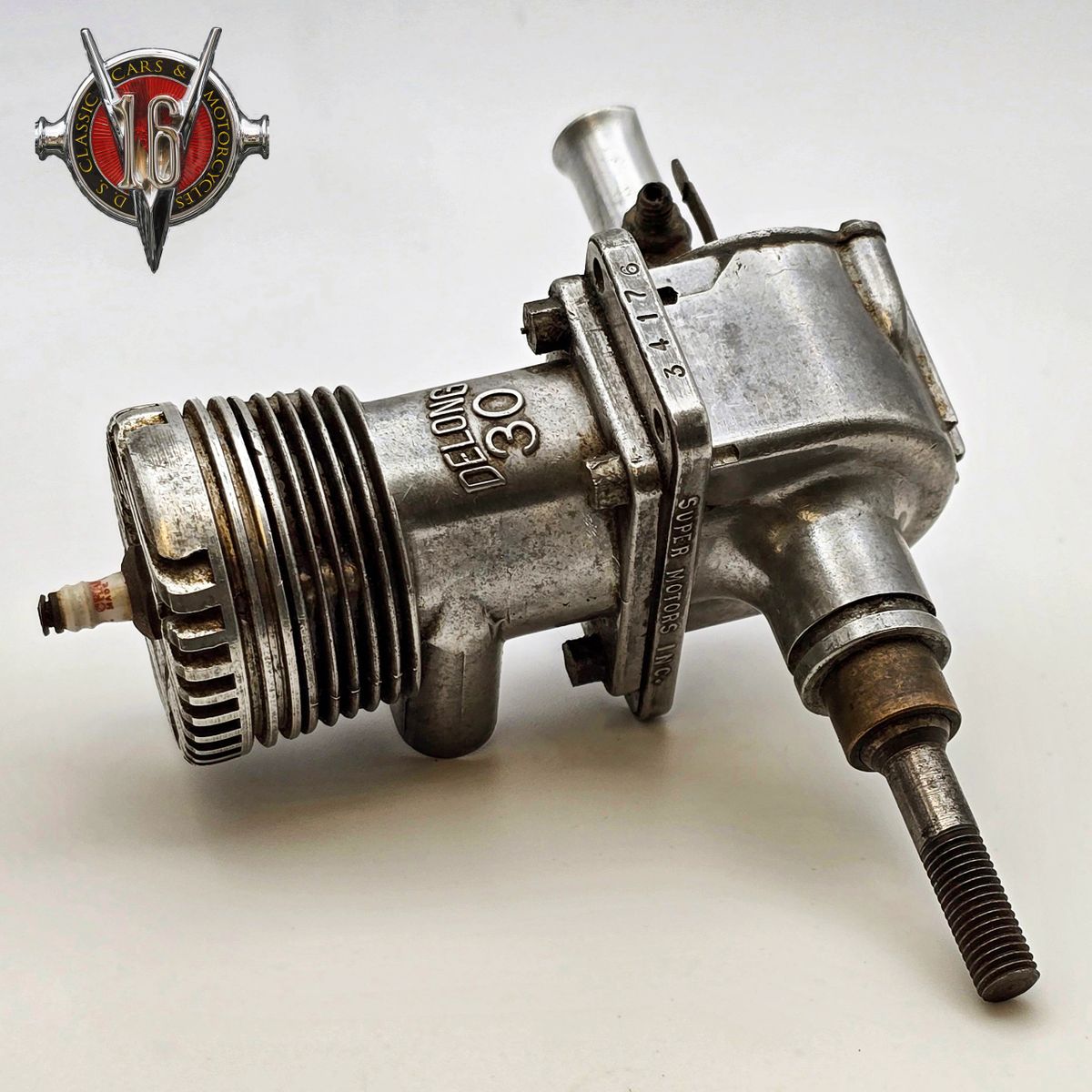 Super Motors Inc. Delong 30 Vintage Model Airplane Airplane Engine #34176