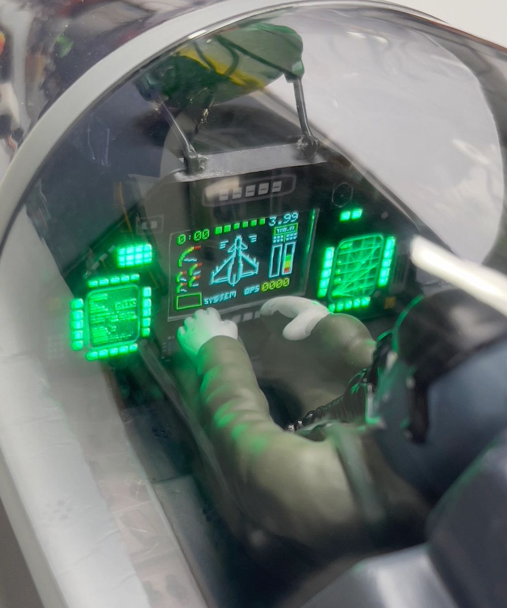 Eurofighter Digital Data Logging Cockpit Panel