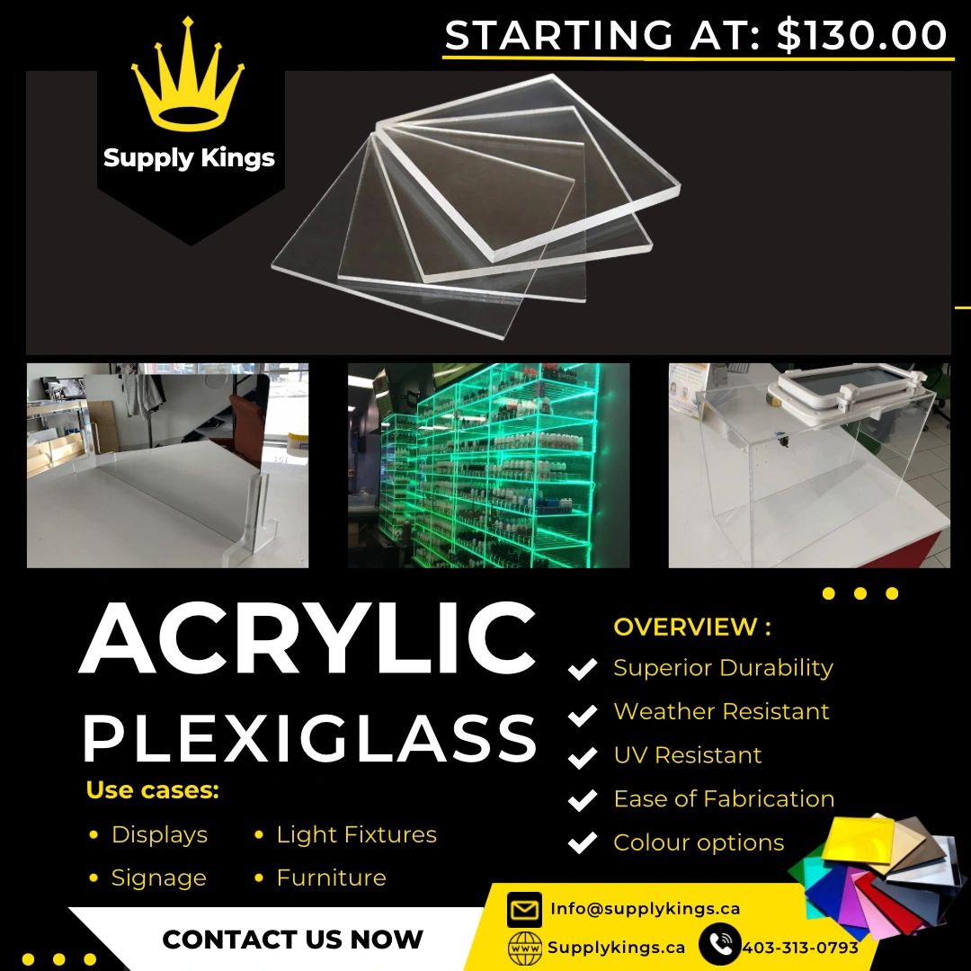 Supply Kings - Acrylic Plexiglas, HDPE Puckboard, Coroplast, ACM ACP ...
