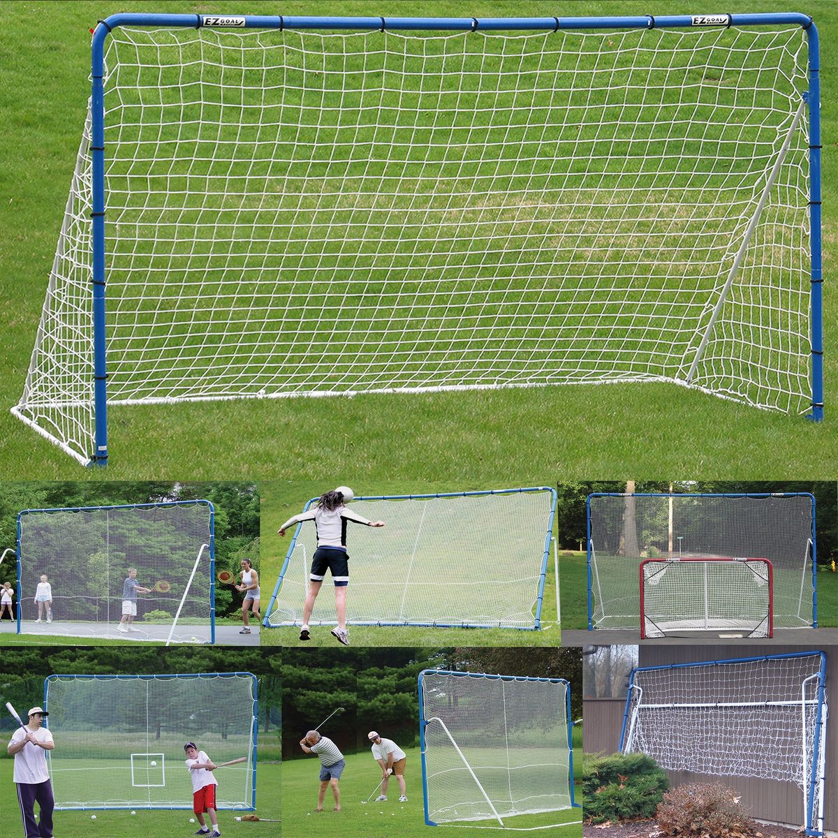 Ultimate 6-in-1 Multi-Sport Goal and Rebounder (Item # 63071)