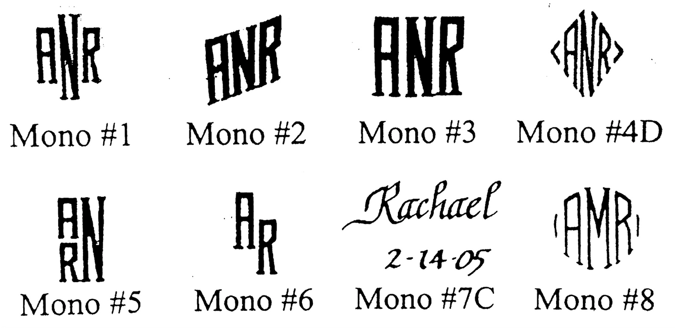 Monograms | Stephens Glassware Company