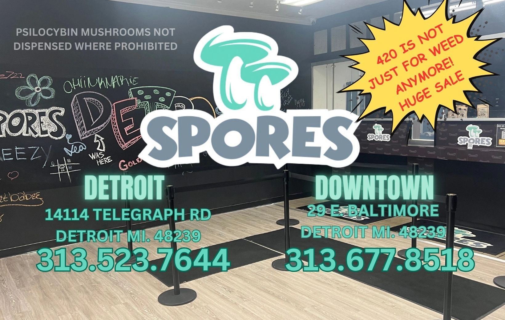 Spores LLC - Mushrooms, Mud Water, Cbd, Mushrooms